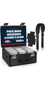 Card Case Hobby Defense Graded - 3 Row PSA Slab Storage Box With Key ...