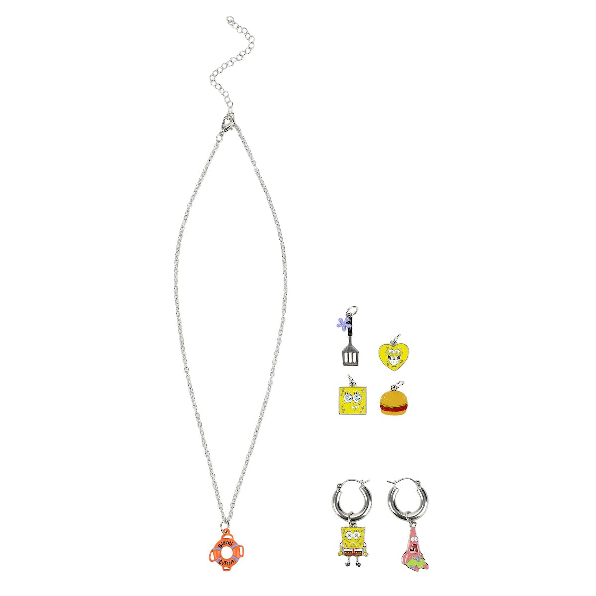 Amazon.com: Spongebob Squarepants 10-Piece Mix & Match Jewelry Set ...