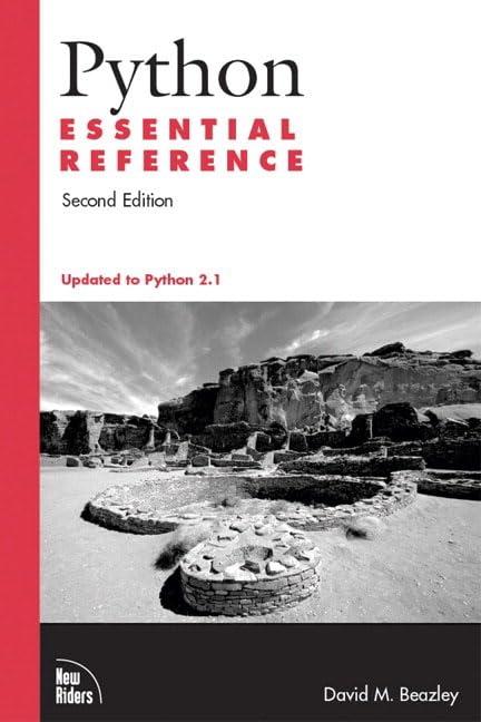 Python Essential Reference: Beazley, David M.: 9780735710917: Amazon.com: Books