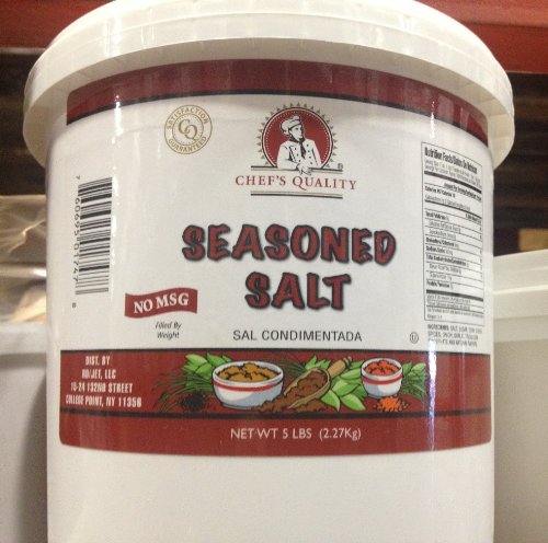 Amazon.com : Chef's Quality Seasoned Salt 5 lbs : Sea Salts : Grocery ...