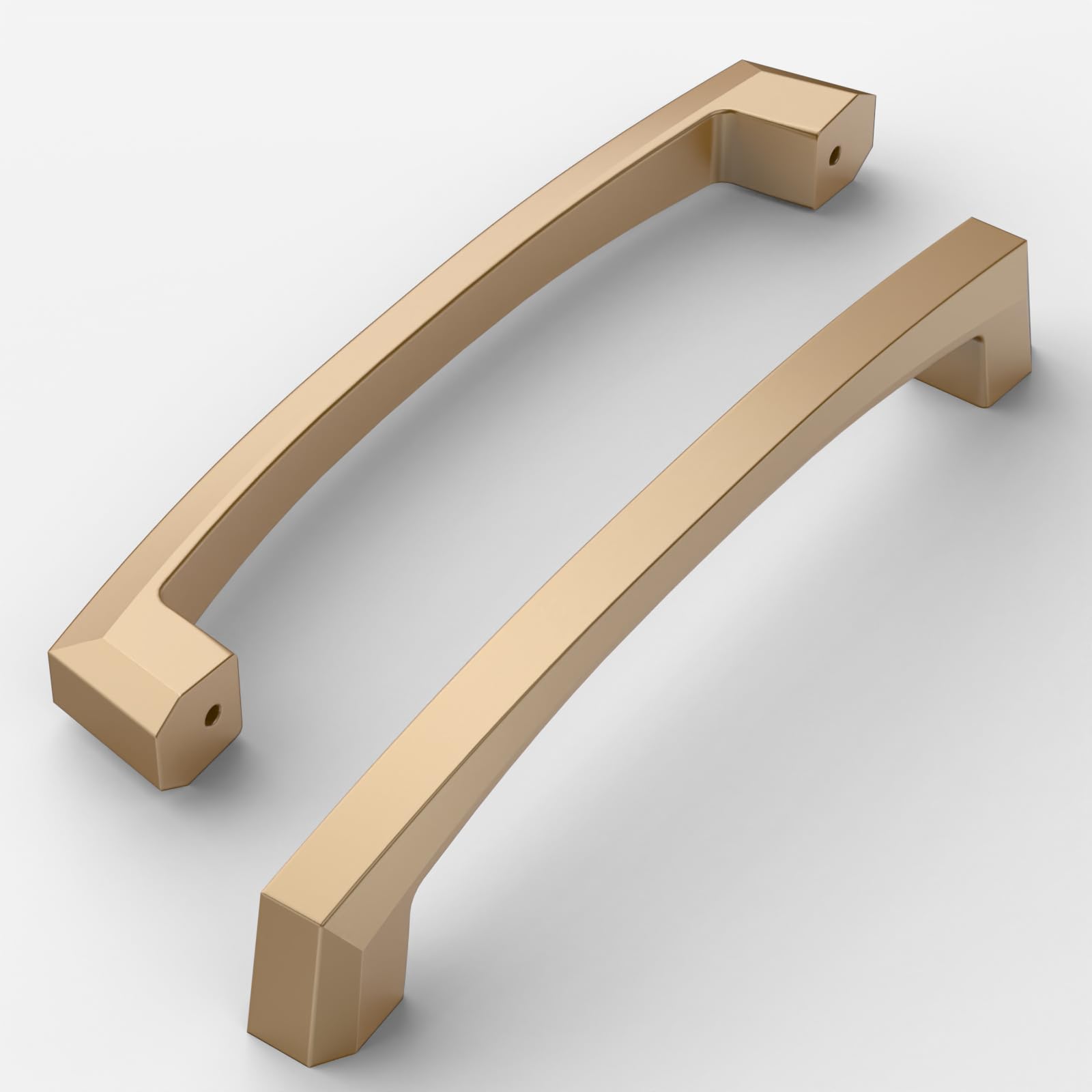 Amerdeco 10 Pack Champagne Bronze Cabinet Pulls 5 Inch(128MM) Hole ...