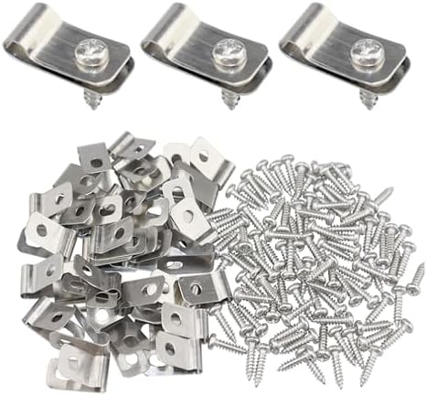 Agricultural Fencing Mounting Clips - 100 PCS Stainless Steel Clips ...