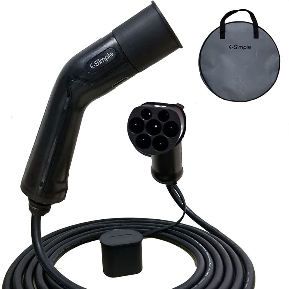 Buy E-S1mple EV Electric Vehicle Charging Cable 32A Type 2 to Type 2 EV ...