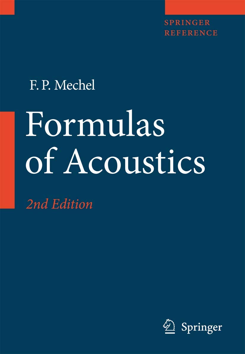 Amazon.com: Formulas of Acoustics (Springer Reference): 9783540768326 ...