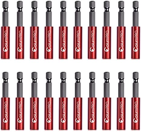 Saipe 10pcs 60mm Magnetic Drill Bit Holder, 1/4 Inch Hex Shank ...