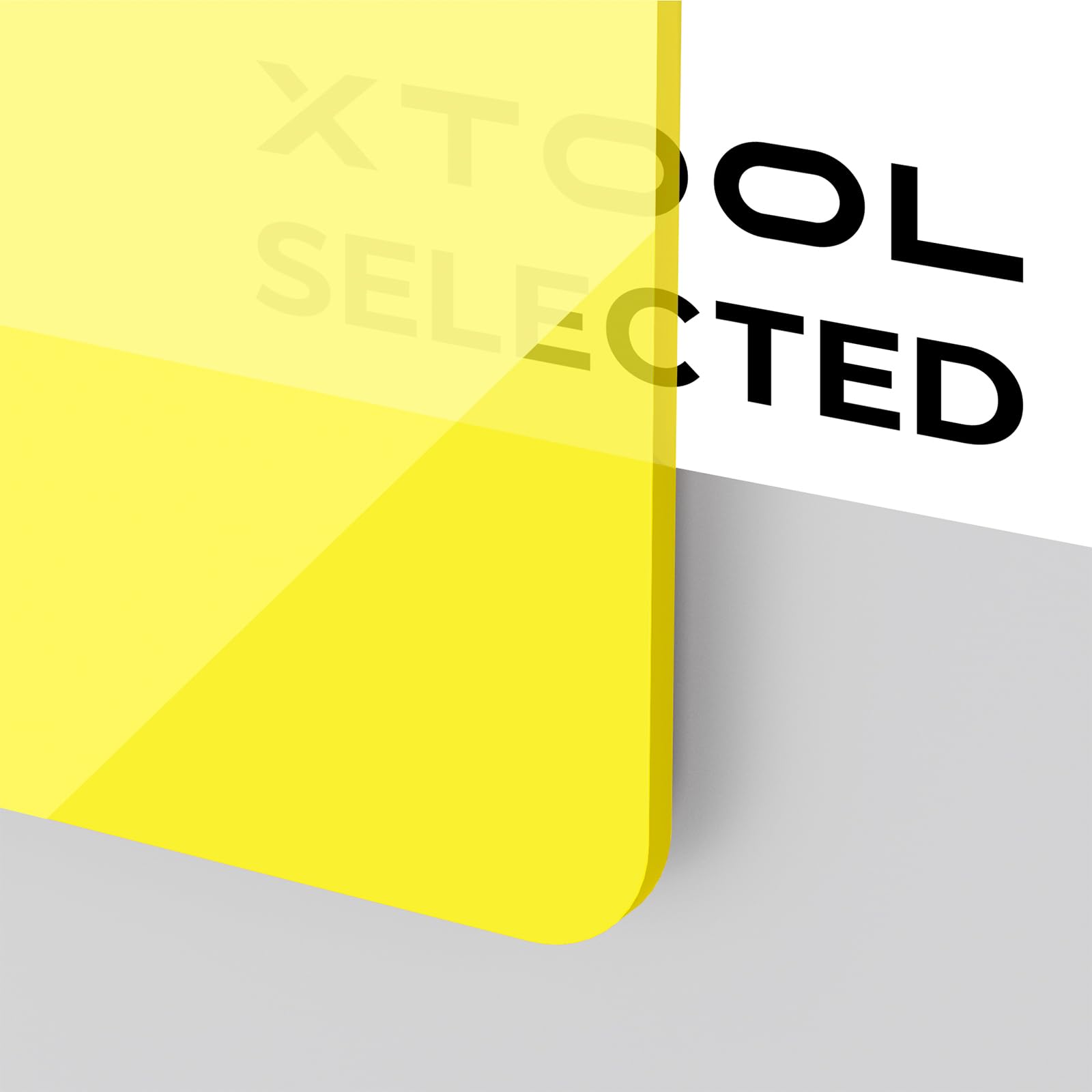 Snapklik.com : Translucent Acrylic Sheets Fluorescent Yellow, 3 Packs ...