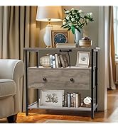 Amazon.com: Edbuosy 27 inch Nightstand Side Table with 1 Layer of ...