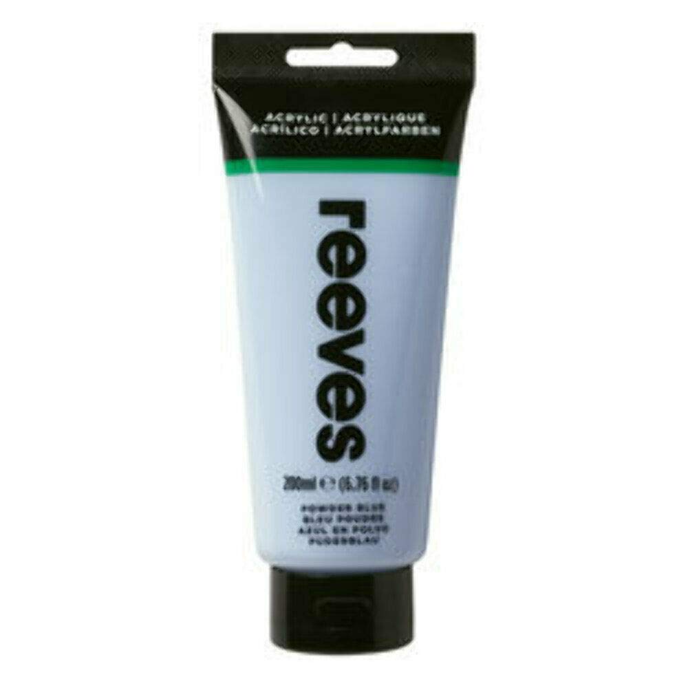 Reeves Acrylic Paint, Pale Powder Blue, 200 ml : Amazon.co.uk: Home ...