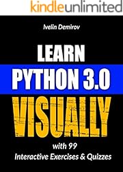 Amazon.com: Learn Python 3.0 VISUALLY: with 99 Interactive Exercises and Quizzes (Learn Visually ...