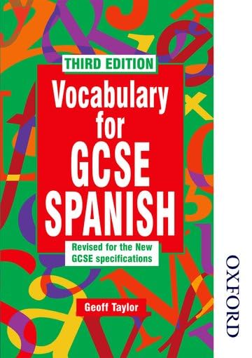 Amazon.com: Vocabulary for GCSE Spanish - 3rd Edition: 9780748762927 ...