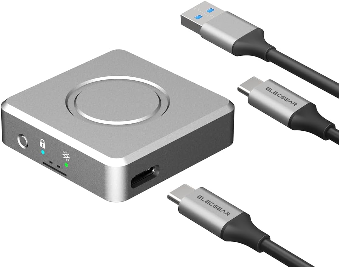 Amazon.com: Sharge Disk M.2 NVMe SSD Enclosure with Active Cooling ...