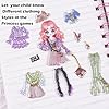FunBlast Kawaii Stickers Set – Set of 2 Princess Dress-Up Change ...