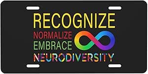 Amazon.com: Recognize Normalize Embrace Neurodiversity Print Front ...