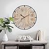 Amazon.com: MICWIC 20 Inch Grand Farmhouse Wall Clock, Vintage-Inspired ...
