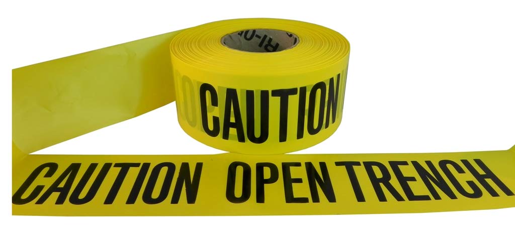 Buy WOD BRC-COT Barricade Caution Tape - 3 inch x 1000 feet - High ...
