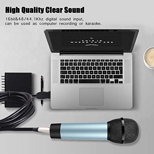 Vikye USB Microphone Cable, XLR Female to USB Mic Link Adapter Cord ...