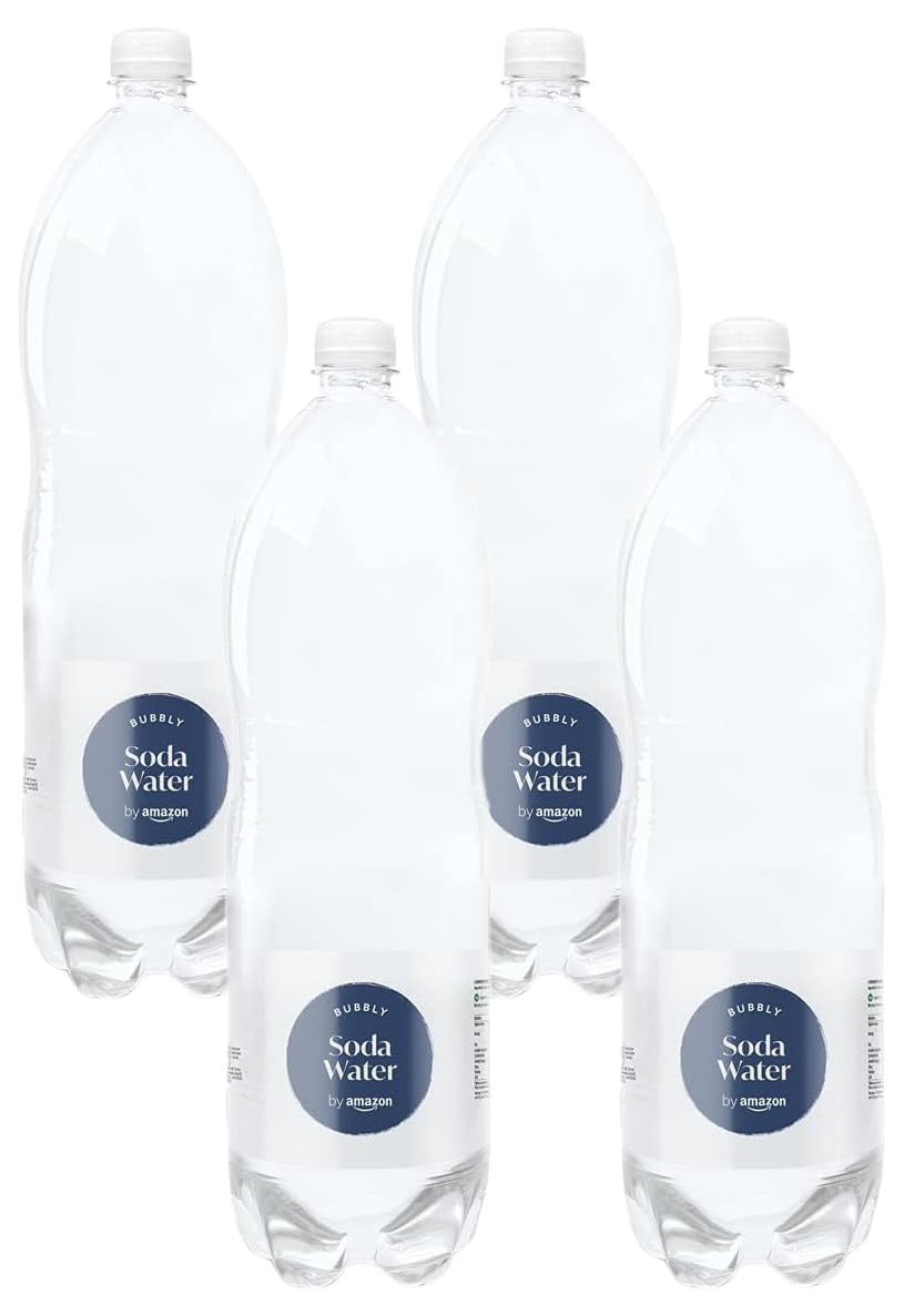 by Amazon Soda Water, 1L (Pack of 4) : Amazon.co.uk: Grocery