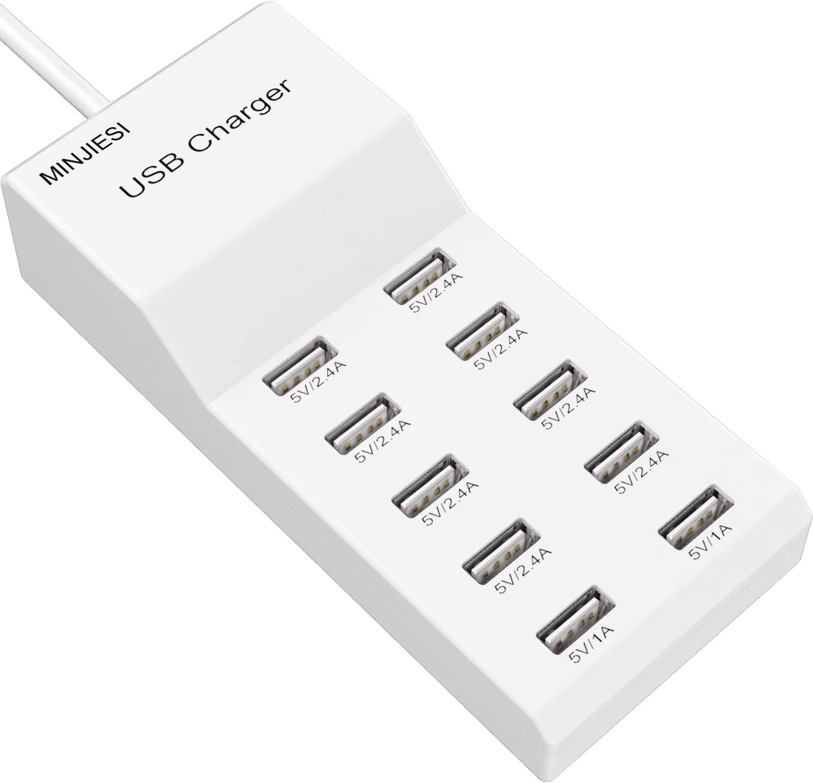 Amazon.com: Multiport USB Charger, 6 Port USB Charging Station for ...