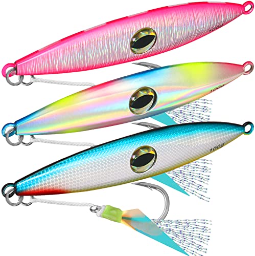 Snapklik.com : Metal Fishing Jigs 100g, Full Hand-Polish Vertical ...