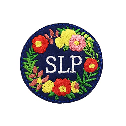 Amazon.com: SLP Speech Therapist Embroidered Iron On Patch : Arts ...