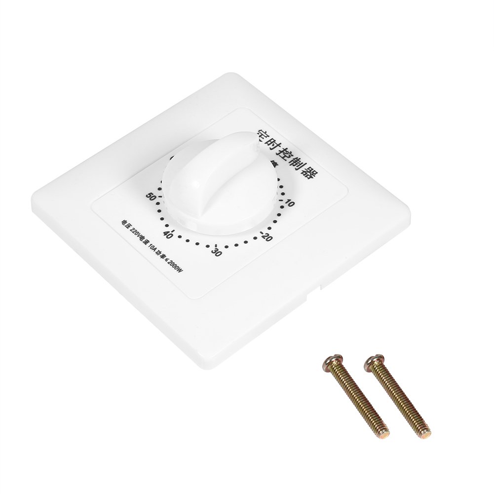 Buy Niunion Timer Switch with ing Screws, AC 220V 30/60/120 Min High ...