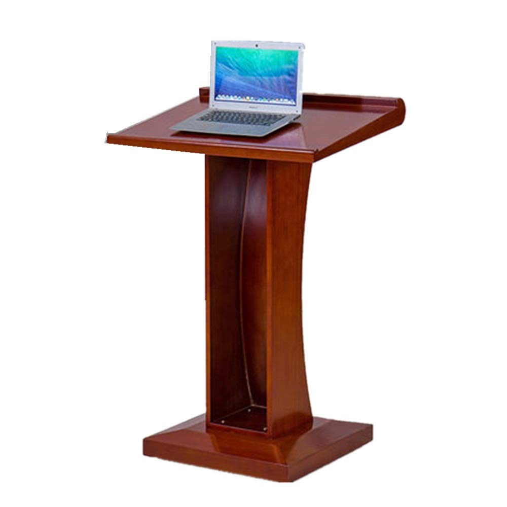 Hudemr Podium Mobile Rolling Lectern Podium Table Hosting Reception ...