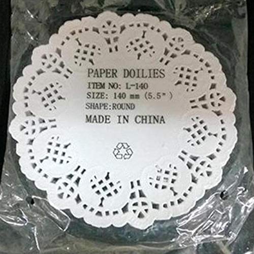 CloudRetail 1Pc 80Pcs 11.4cm-26.7cm Round Lace Paper Doilies Craft Cake ...