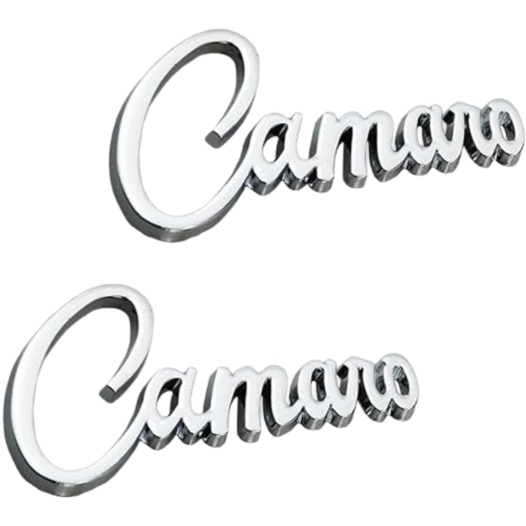 Amazon.com: 2Pcs Camaro Emblems 3D Metal Car Badge Sticker Letter ...