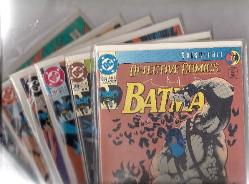 BATMAN IN DETECTIVE COMICS LOT: 6 ISSUES: #612, 617, 621, 651, 660, 664 ...