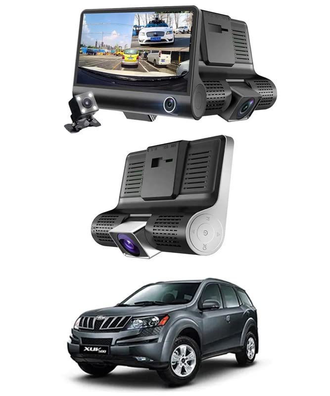 AYW 4inch 3Way Car DVR Camera 3 Lens/170 Degree/Wide Angle Car Camera ...