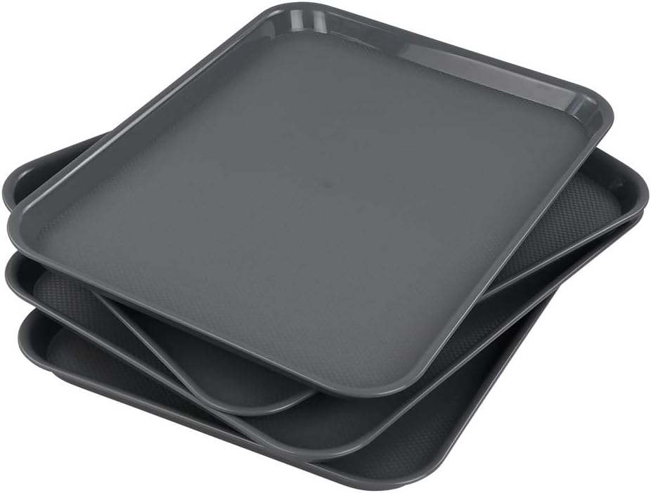 Amazon.com: Vcansay Large Plastic Fast Food Restaurant Serving Trays ...