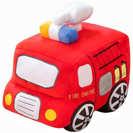 Amazon.com: XIYUAN Bus Plush Toy car Plush Simulation School Bus Cute ...
