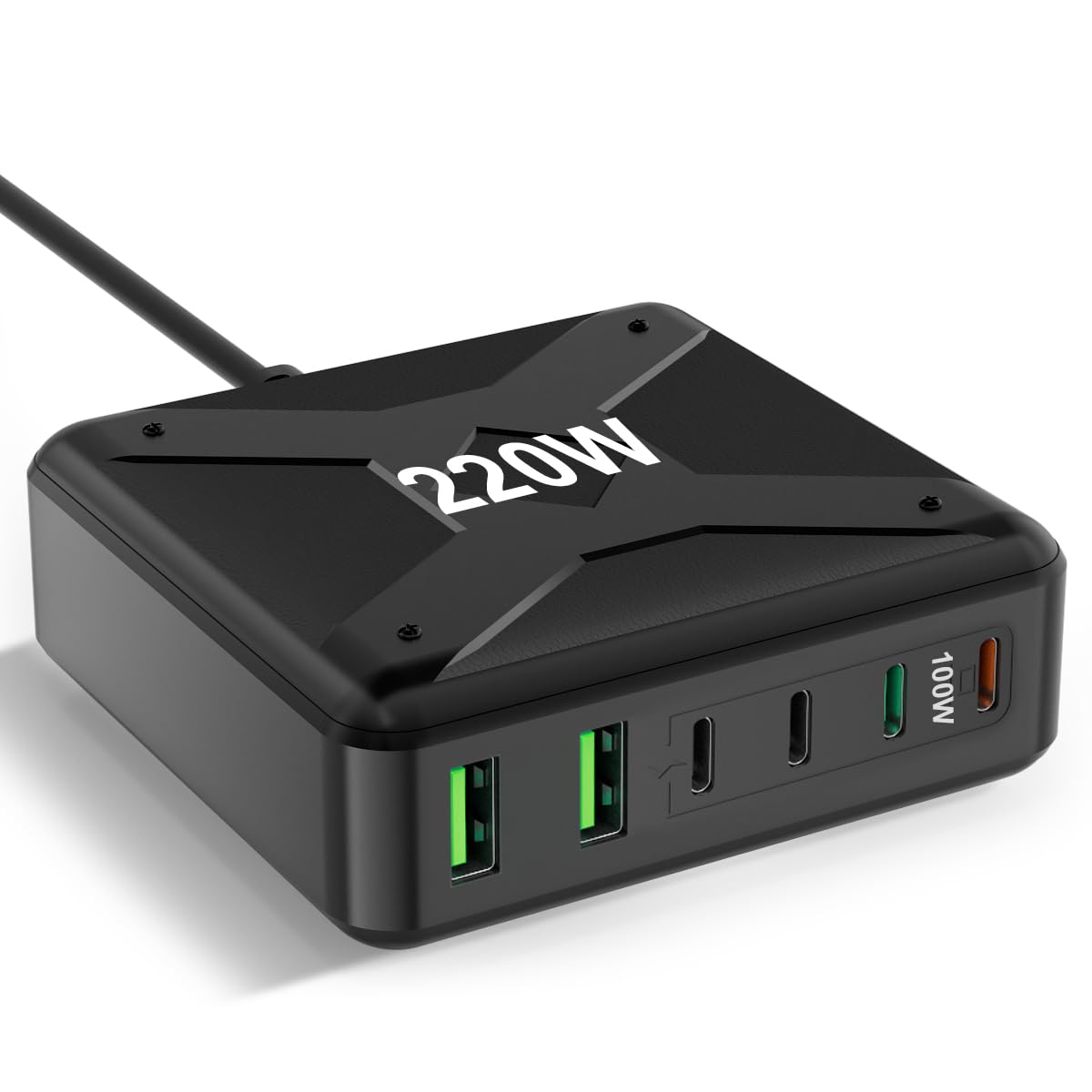 Amazon.com: USB C Charger, 220W USB C Charger Block 100W 6 Ports USB C ...