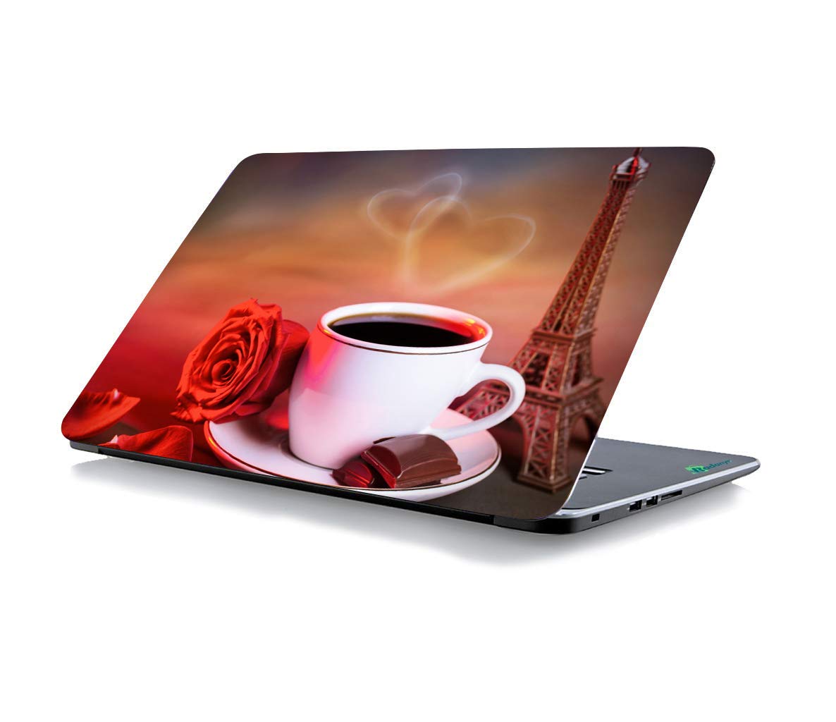 ISEE 360® Eiffel Tower France Laptop Skin Cover Laminated Stickers ...
