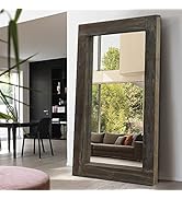 Amazon.com: MAYEERTY Rustic Full Length Mirror 65"x22" Farmhouse Floor ...