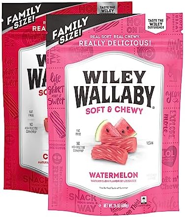 Amazon.com: Wiley Wallaby 24oz Classic Red & Watermelon Classic Gourmet ...