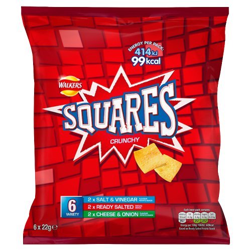Amazon.com: Walkers Crisps 6 Pack (Squares Variety Pack)