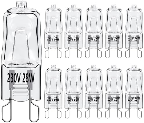 Vanke G9 Halogen Light Bulb 28W, Dimmable Capsule Bulbs Warm White ...