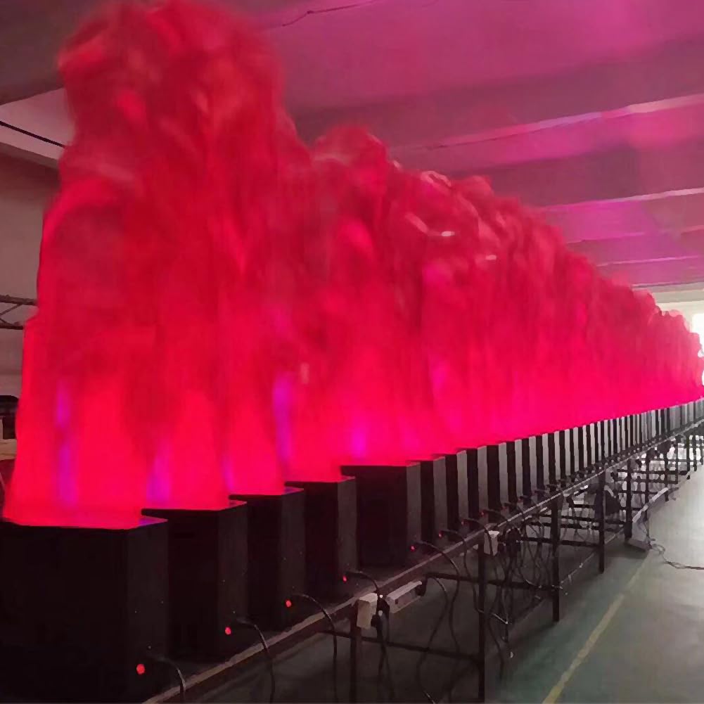 Amazon.com: FENROSLY LED Fake Fire Flame 1.8m Artificial Flame ...
