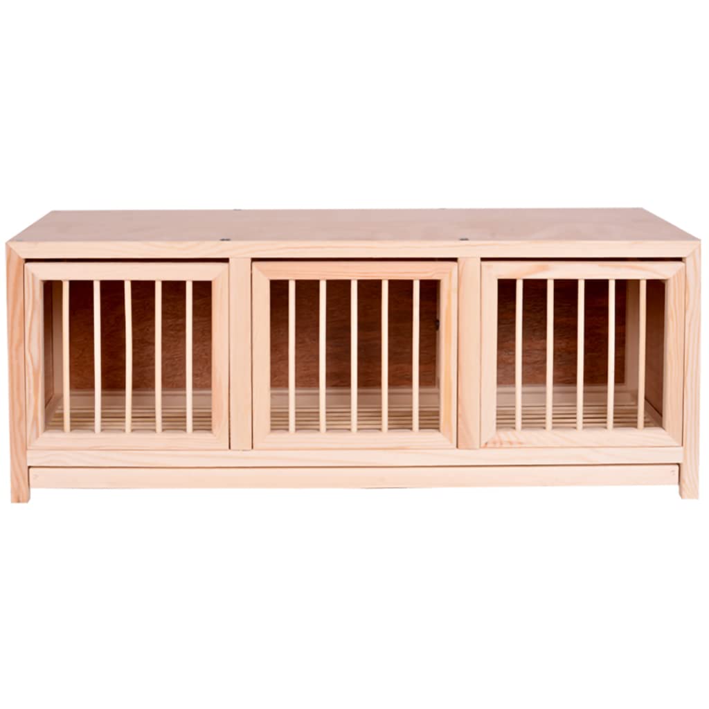 Amazon.com : Birdcage 35 Inches Large -Sized Pigeon Cage, Natural Pine ...