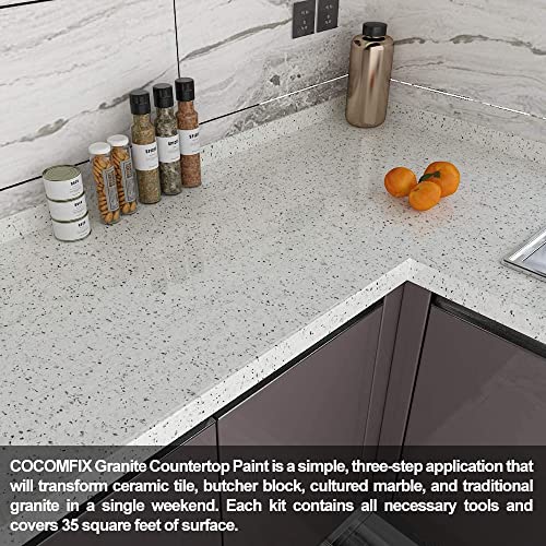 Snapklik.com : Cocomfix Granite Countertop Paint Kit Epoxy Counter Top ...