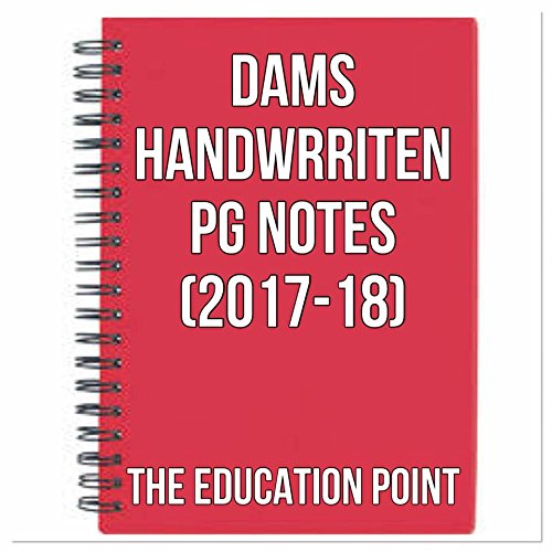Buy DAMS, Handwritten classnotes(All Subjects) Book Online at Low ...