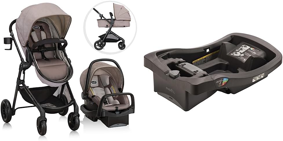 Amazon.com : Evenflo Pivot Modular Travel System with LiteMax Infant ...