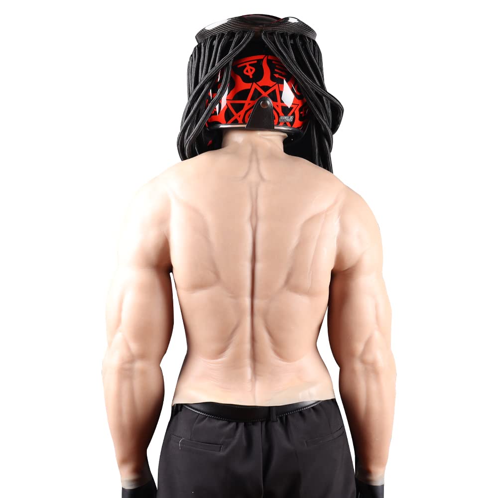 Buy Silicone Muscle Chest Realistic Male Chest Fake Muscle Fake Abs ...