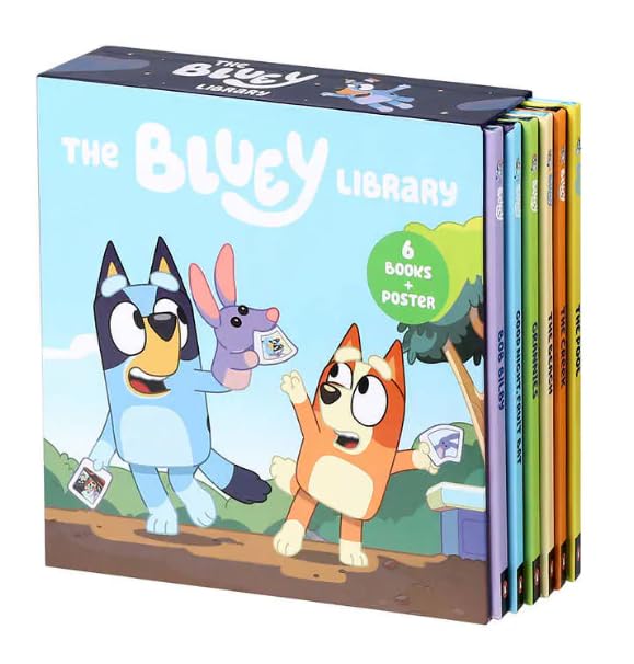 The Bluey 6-Book Library: Penguin Young Readers: 9780593561317: Amazon ...