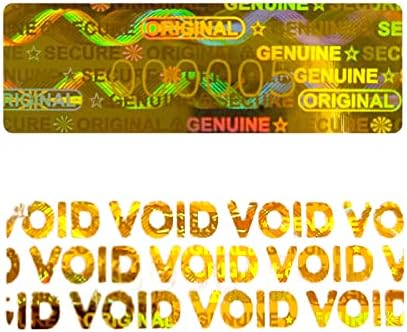 Amazon.com : 380pcs Hologram Tamper Proof Stickers Security Labels ...