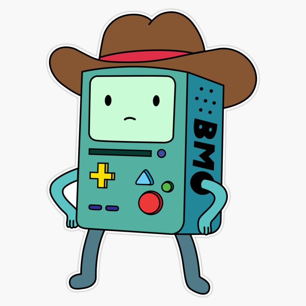 Amazon.com - BMO Sticker Vinyl Waterproof Sticker Decal Car Laptop Wall ...