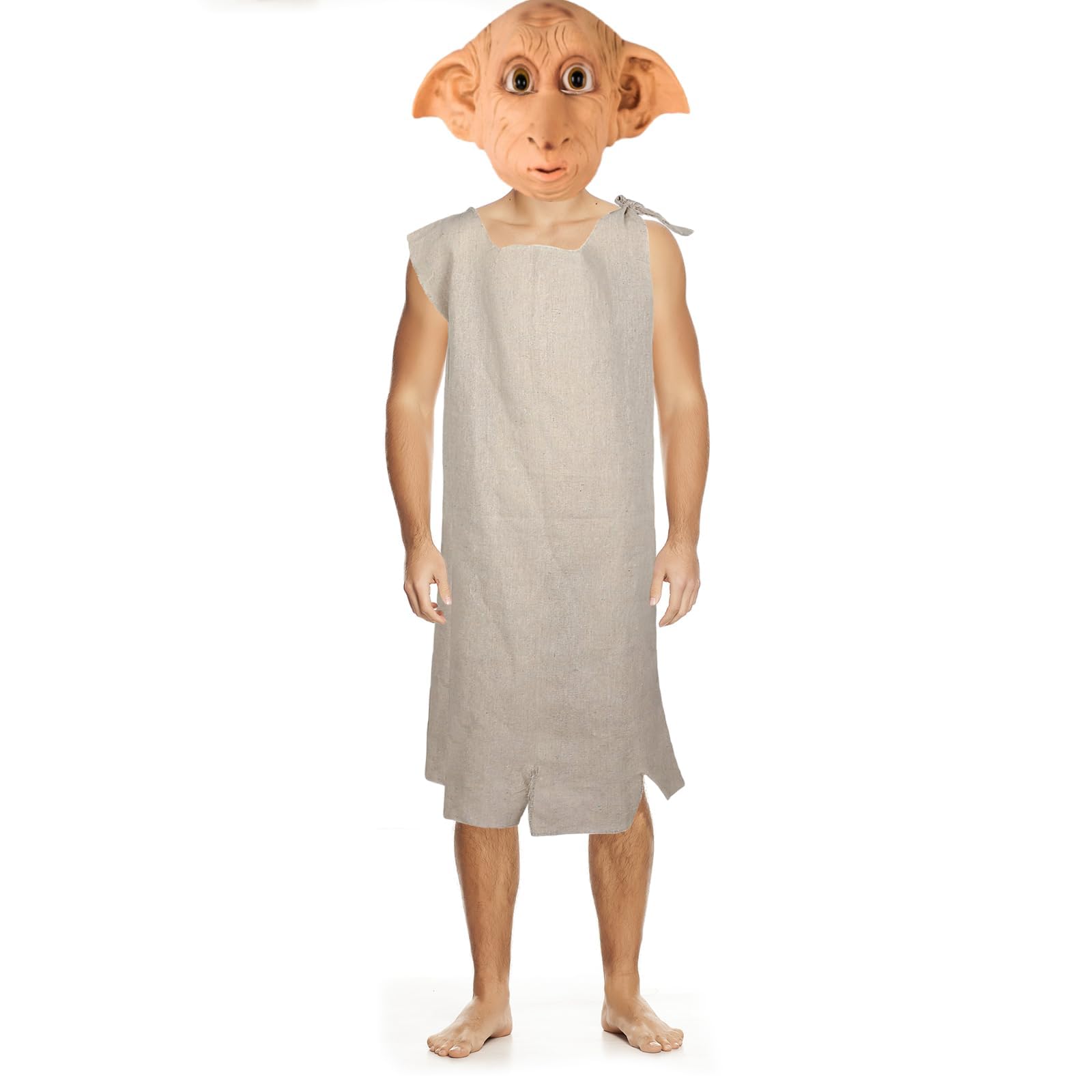 SINSEN Dobby Costume Mask for Adults Halloween Latex House Elf Dobby ...