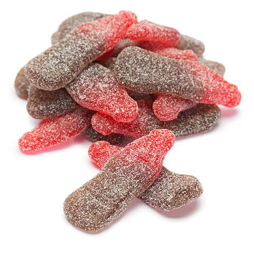 Amazon.com : American Best Food Sour Cherry Cola Bottles Gummy Candy ...