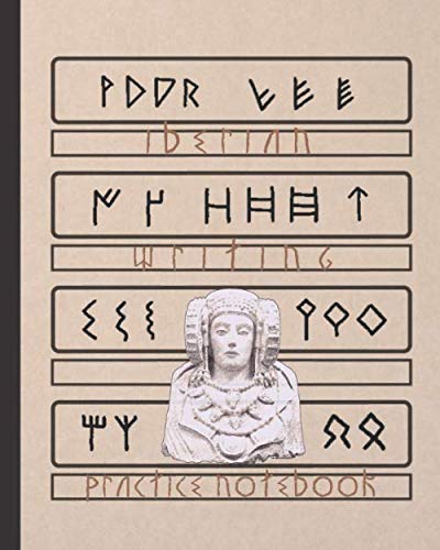 IBERIAN WRITING: BLANK HANDWRITING WORKBOOK | ALPHABET PRACTICE ...